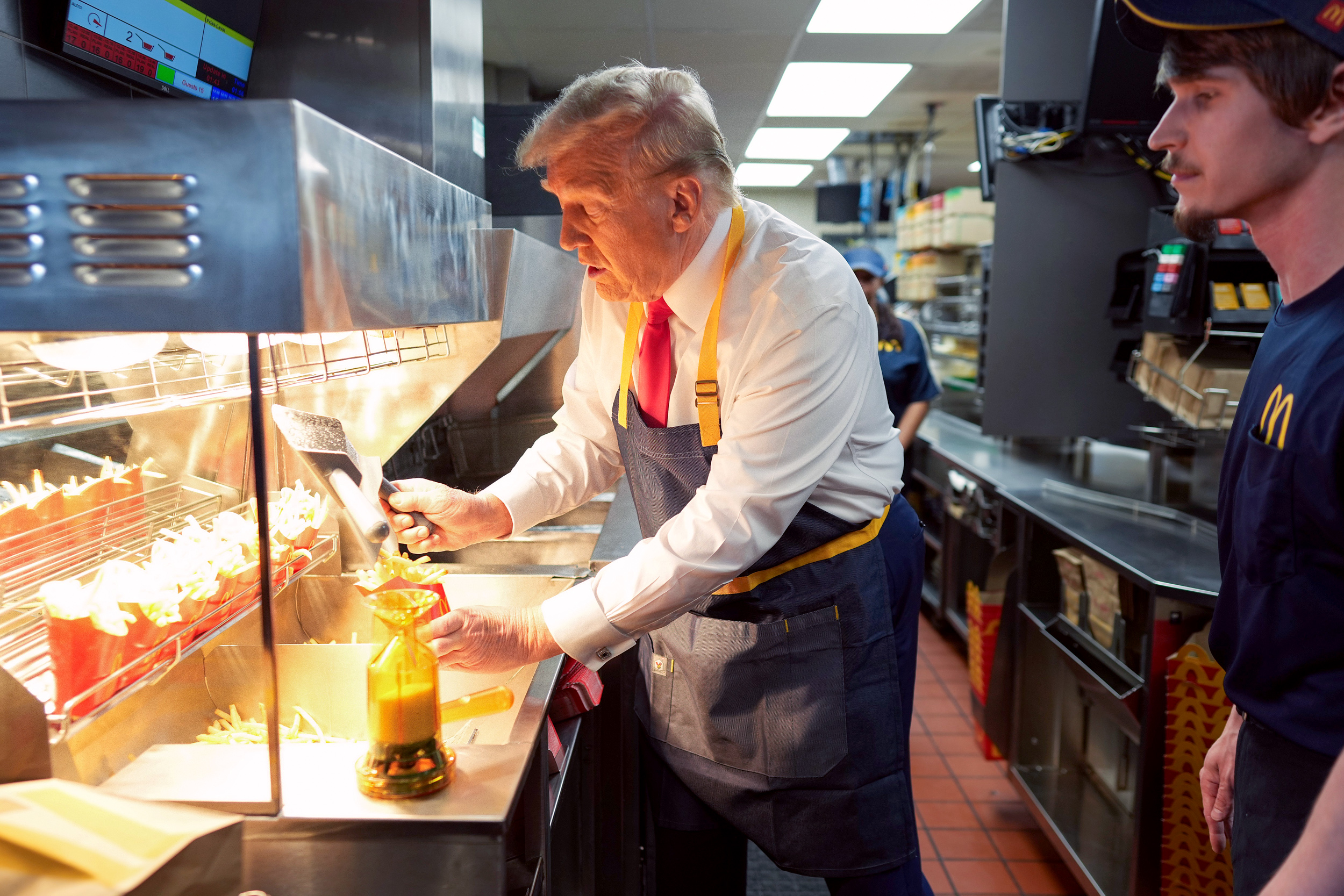 Why Trump’s staged McDonald’s theatrics don't count as work